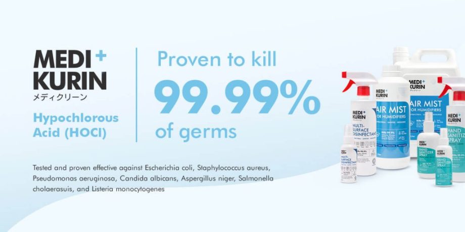 Hypochlorous Acid: EPA Approved, Clinically Tested | MEDIKURIN