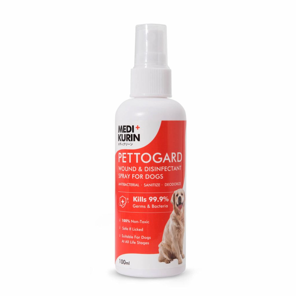 PettoGard Antimicrobial Skin Care & Wound Spray for Dogs